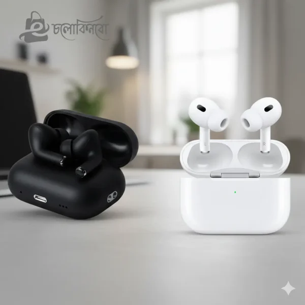 AirPods Pro 2nd Generation ANC Black & White Edition Combo | CholoKinbo